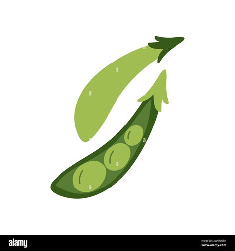 Pea pod clipart hi-res stock photography and images - Alamy