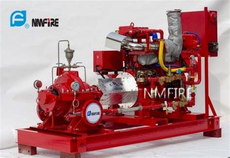 High Efficency Diesel Engine Driven Fire Pump With Jockey Pump Set 750 Gpm