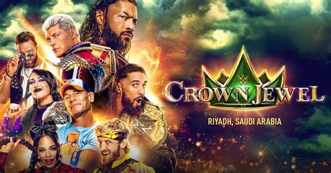 Wwe Crown Jewel 2023 Cartelera Horarios Y Dónde Ver En México Infobae