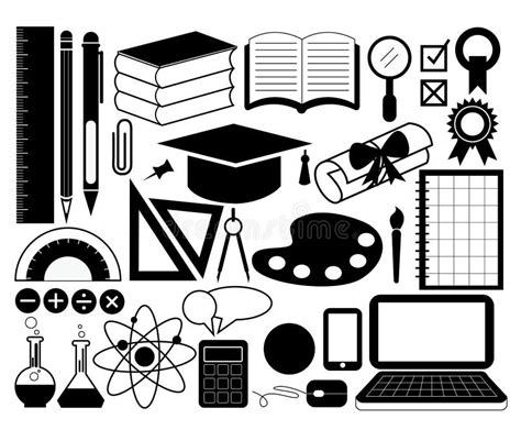 教育象传染媒介 向量例证 插画 包括有 图象 铅笔 科学 课程 公共汽车 计算机 独自一个 41343773