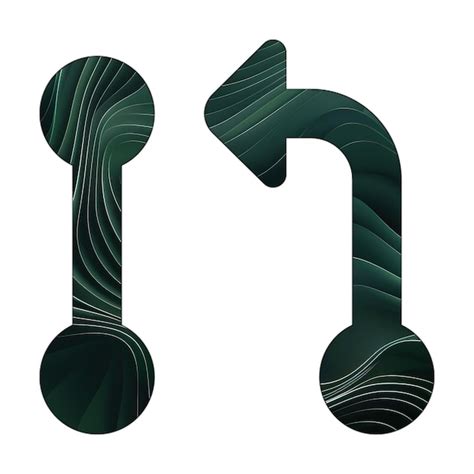 Premium Photo Code Pull Request Icon Green Lines Dark Texture