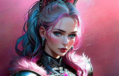 Wallpaper Look Portrait Earrings Costume Blue Eyes Barrette