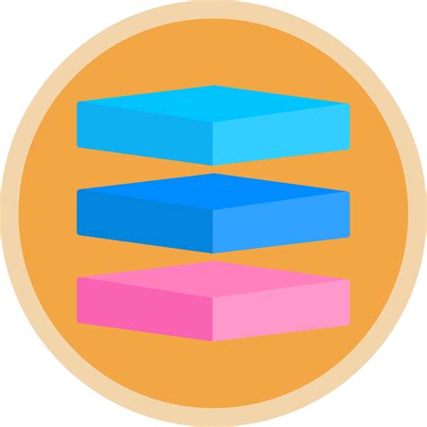 Layers Flat Multi Circle Icon Vector Art At Vecteezy