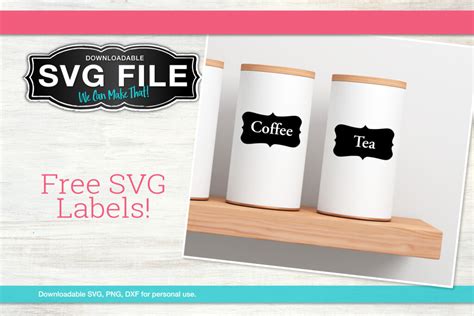 SVG Label Template File