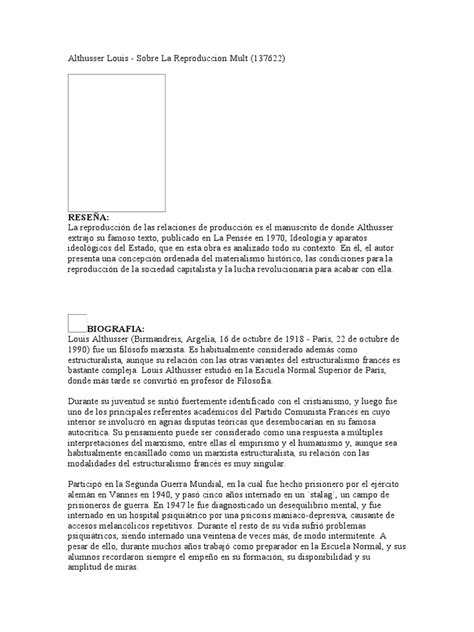 Althusser Louis Pdf Louis Althusser Karl Marx