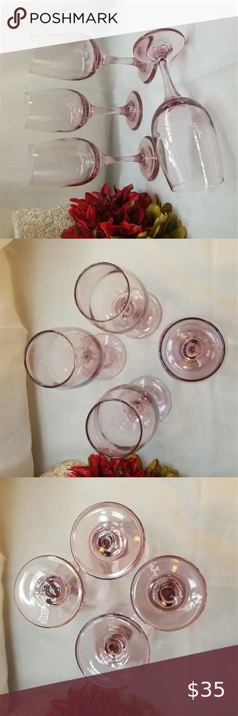 Libbey Premier Pink Wine Glasses Pink Wine Glasses Pink Wine Pink