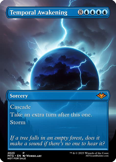 my unique take on an extra turn spell r custommagic