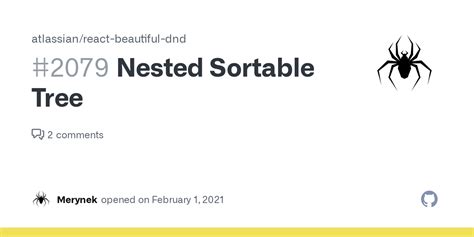 Nested Sortable Tree Issue 2079 Atlassian React Beautiful Dnd GitHub