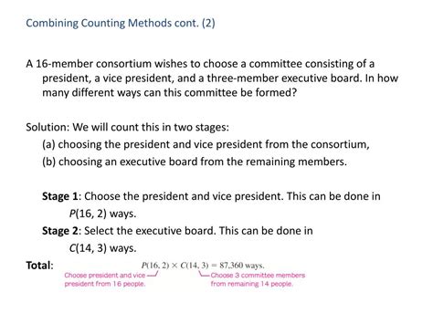 Ppt Permutations And Combinations Section Objectives Powerpoint