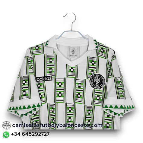 Camiseta Nigeria 1994 Visitante Camisetasfutbolbaloncesto