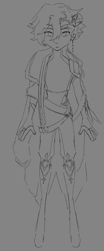 Harbinger Aether Wip Genshin Impact Hoyolab