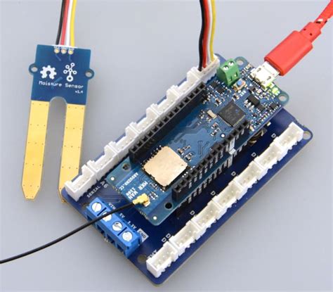 使用 Arduino Mkr Wan 1300 和 Grove 湿度传感器搭建 Lorawan 水探测器