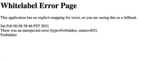 Spring Security Custom 403 Access Denied Page Java Development Journal