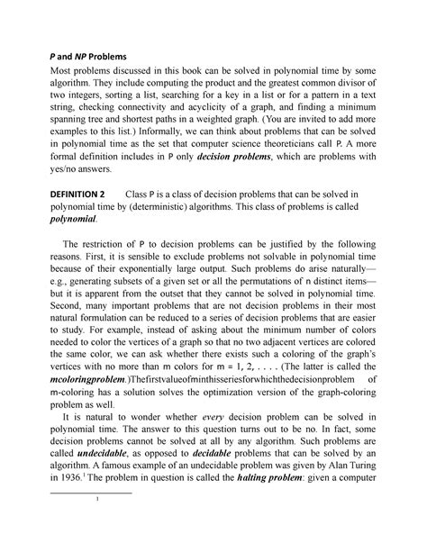 P And Np Problems P And Np Problems Most Problems Discussed In This