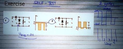 solved solve for the output voltages of each number and draw the