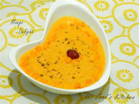 Mango Delight Recipe Zeels Kitchen