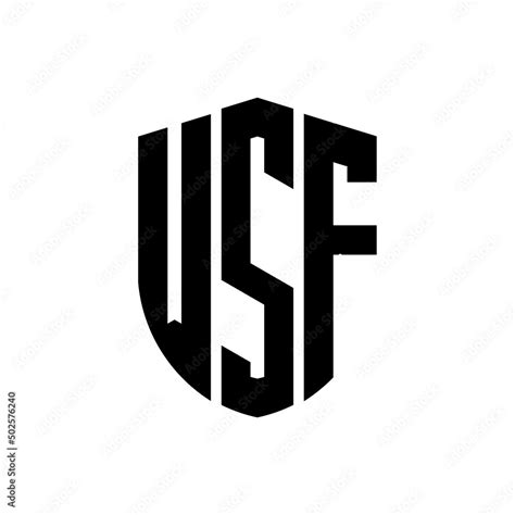 Wsf Letter Logo Design Wsf Modern Letter Logo With Black Background