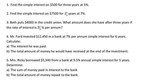Simple Interest Teaching And Learning Media