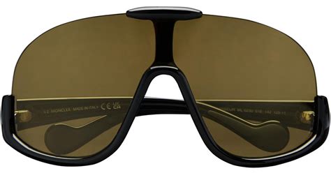 Moncler Lunettes Visseur Shield Sunglasses In Green Lyst