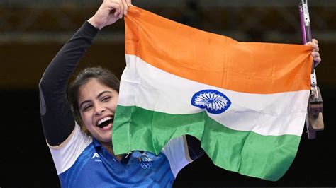 A Historic Triumph Manu Bhaker Wins Indias First Medal At Paris