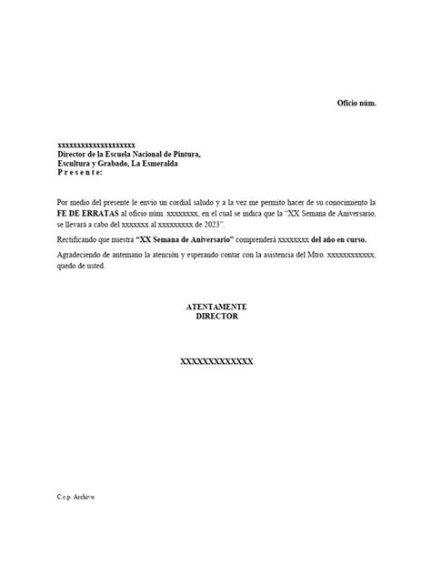 Fe De Erratas Pdf
