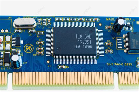 Pci Network Card Electronic Chip Part Mainboard Png Transparent Image And Clipart For Free