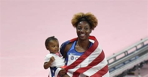 Mommys Medal Mother Of 2 Closes Worlds With Hurdles Title