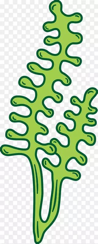 绿色卡通海底植物PNG图片素材下载 图片编号7320325 PNG素材网