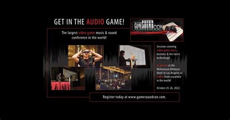 Gamesoundcon 2022 Back In Person And Online