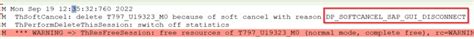 Sap Disconnecting Frequently With Error Dpsoftcancelsapgui