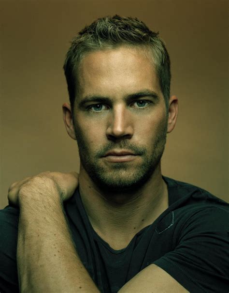 Paul Walker Long Hair Uphairstyle
