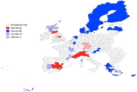 Local Spatial Autocorrelation Lisa Of Excess Deaths In 2020 Related