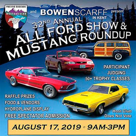 Bowen Scarff Ford Car Show Set For Aug 17 At Kents Showare Center