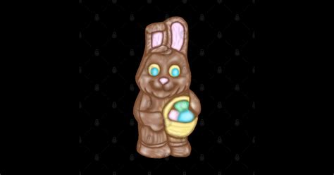 Chocolate Bunny Chocolate Bunny Sticker Teepublic