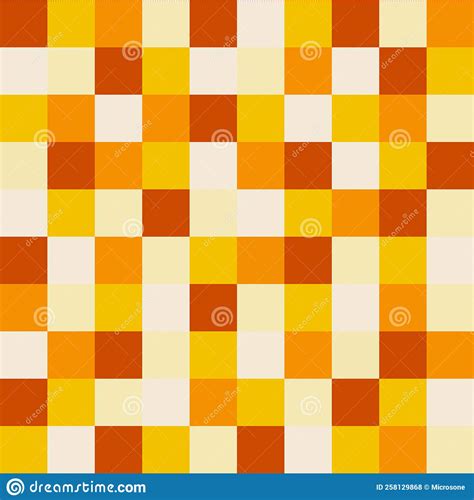 Abstract Square Shape Seamless Pattern Stock Vector Illustration Of