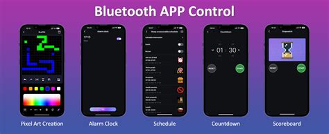 Amazon Com REYLAX LED Pixel Display 32x32 RGB LED Matrix Panel Programmable Pixel Art Display