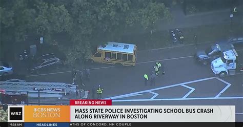 Students Evaluated For Minor Injuries After Boston School Bus Crash