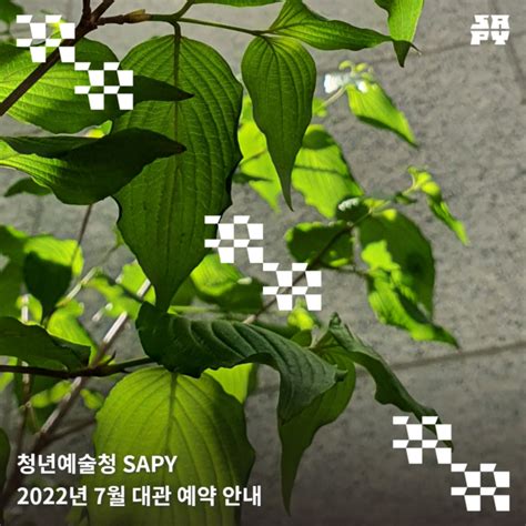 청년예술청 SAPY 2022년 7월 무료 대관 예약 안내 6 3 16 00 청년예술청 공지사항