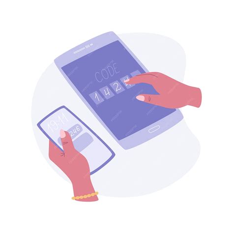 Premium Vector Twofactor Authentication Verification Isolated Cartoon