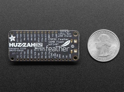 Adafruit Feather Huzzah32 Esp32 Dual Core Wifi Ble Rpi Bolt