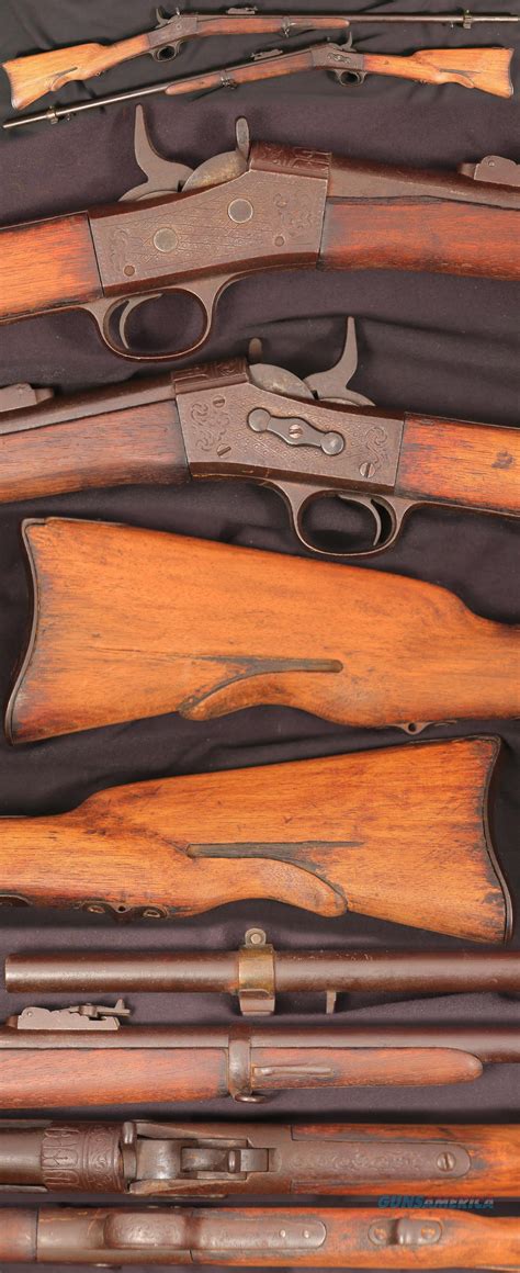 Engraved Rolling Block Sporting Rifle With Sabr For Sale