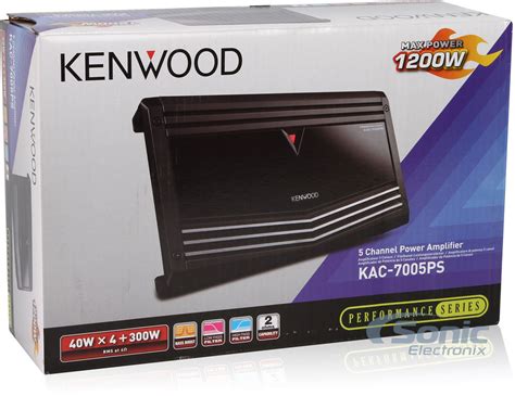 Kenwood KAC-7005PS 5-Channel 700W Performance Series Amplifier