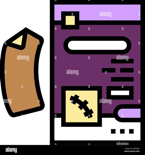Tape Scar Color Icon Vector Illustration Stock Vector Image And Art Alamy