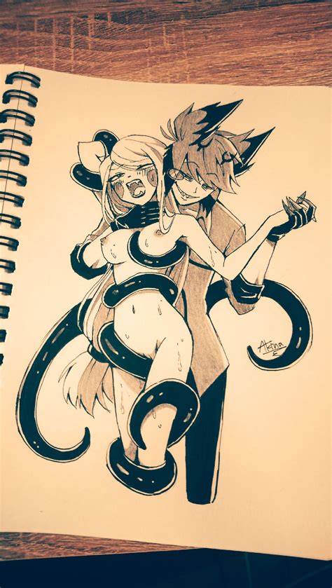 Rule 34 1boy 1boy1girl 1girls Akina Alastor Hazbin Hotel Breasts