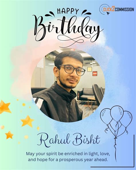 Click2commission On Linkedin Happy Birthday Rahul Bisht 🎉 Wishing You