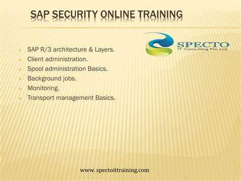 PPT Learn Sap Security Online Training Classes PowerPoint Presentation ID