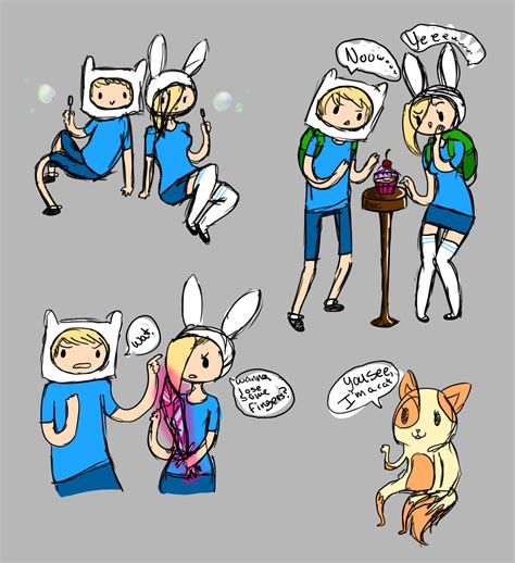 Finn And Fionna By Usagiseme On Deviantart
