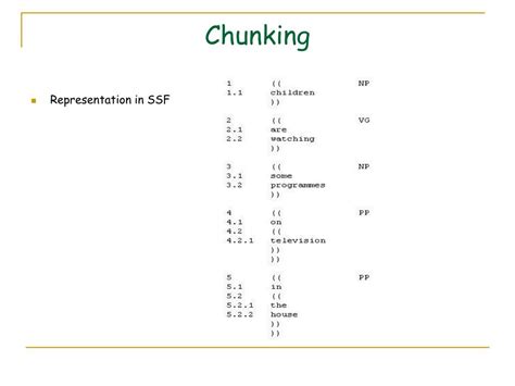 PPT POS Tagging And Chunking For Indian Languages PowerPoint