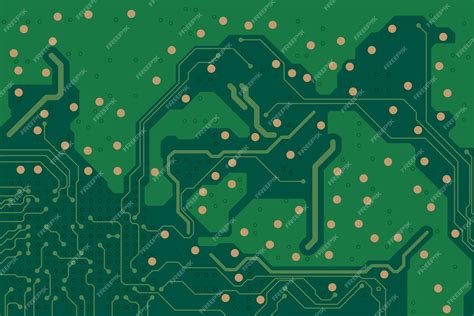 回路基板のベクトルの背景 電子計算機ハードウェア技術 マザーボード プレミアムベクター