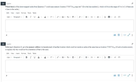 Solved PointWhich Line S Of The Direct Mapped Cache Chegg Com